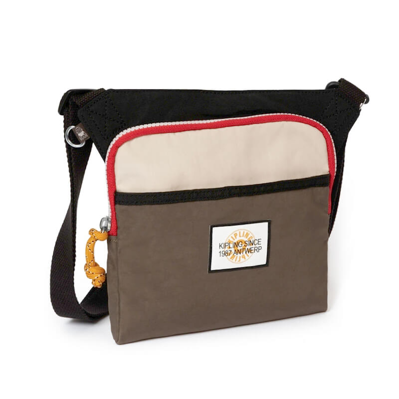 Bolsa de Tiracolo Kipling ALMIRO Valley Taupe Bl
