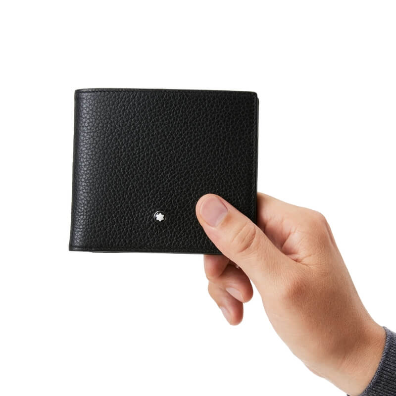 Carteira de Homem 8CC Montblanc Soft Grain MEISTERISTÜCK Preta