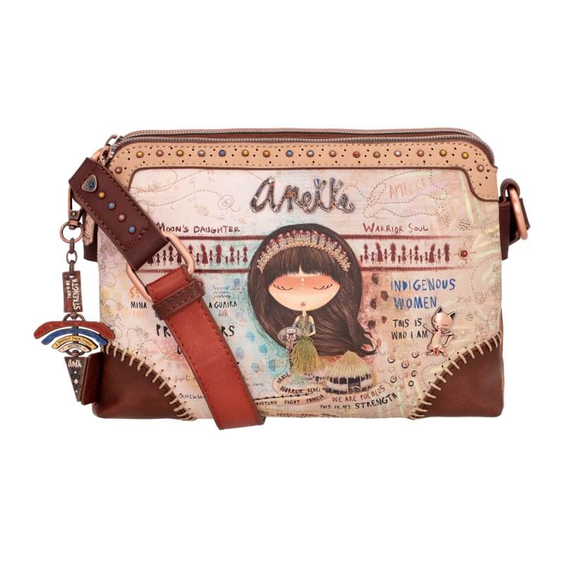 Anekke Bolsa de Tiracolo 2C MENIRE 36603-160 Bege