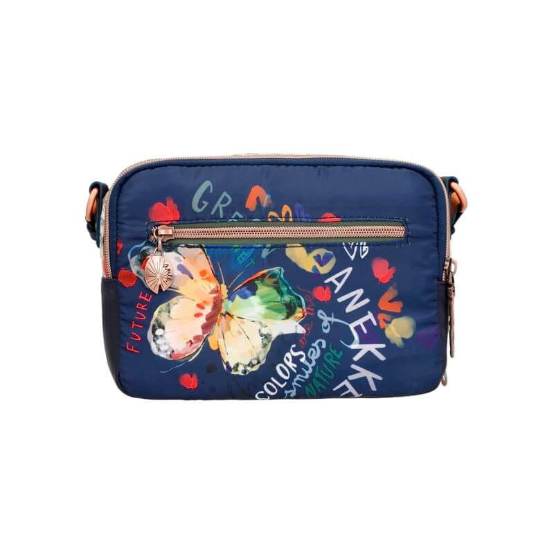 Anekke Bolsa de Tiracolo 2C Nature Edition AMAZONIA PACHAMAMA Azul