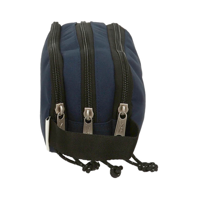 Estojo Escolar Triplo Compartimento Reebok BOSTON Azul Escuro