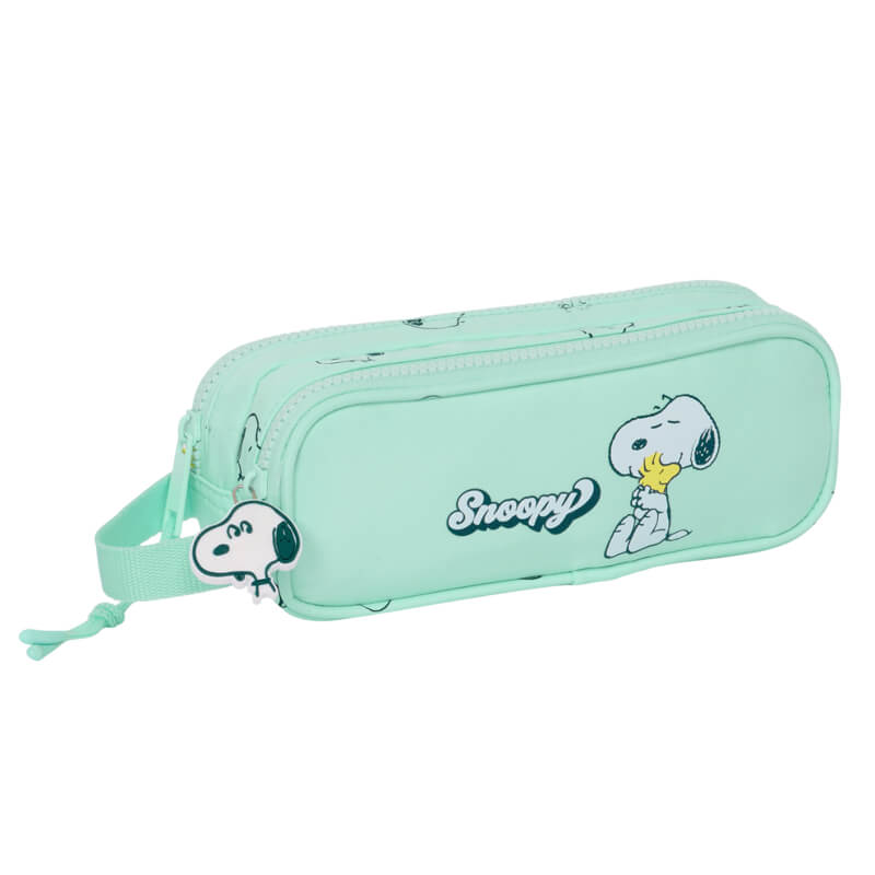 Estojo Escolar 2C SNOOPY Groovy Menta