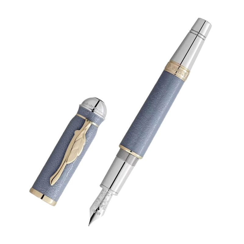 Caneta-tinteiro MONTBLANC (M) Johann Wolfgang von Goethe SE Azul