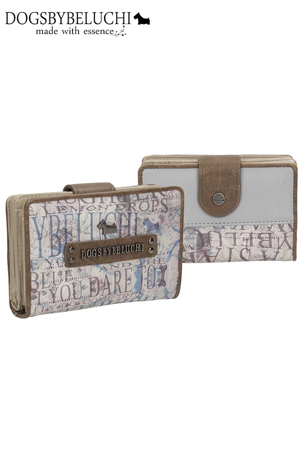 Carteira de Senhora Bege Batur Dogs by Beluchi