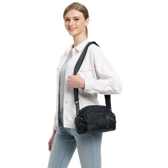 Bolsa de Tiracolo Kipling JENERA S Satin Camo Blue