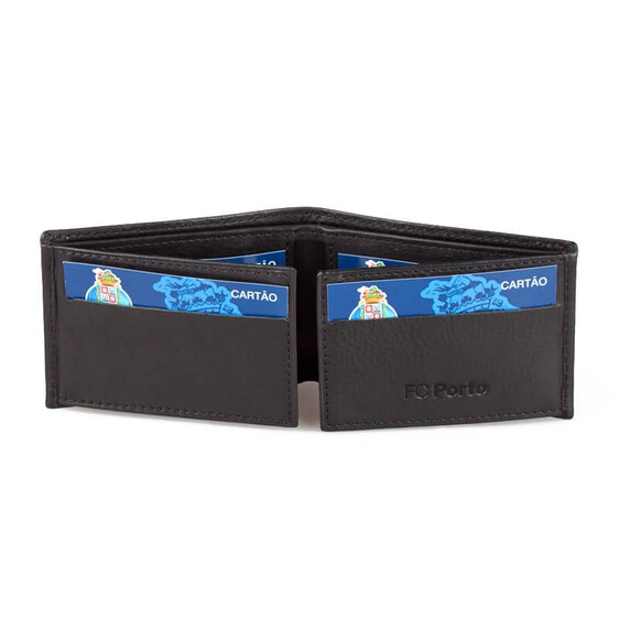 Carteira de Homem Porta Cartões PORTO Oficial Preta