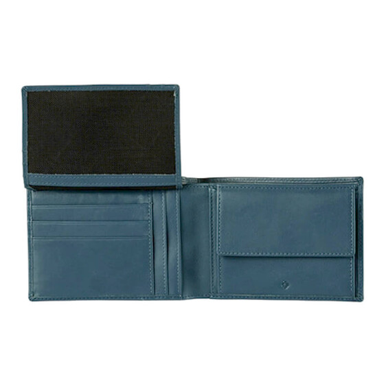 Samsonite Carteira de Homem para 7CC c/ Porta Moedas SIMPLA SLG Azul