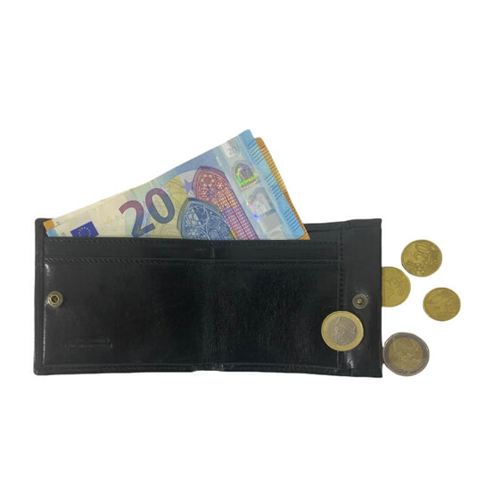 Carteira c/ Porta Moedas Pac Pac JOSEPH LOUIS Preta