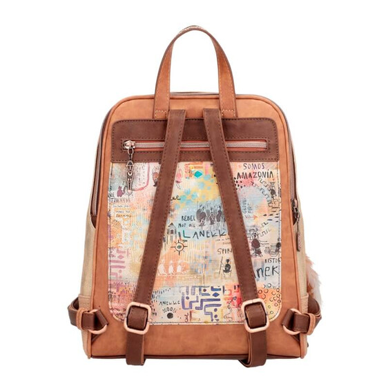 Anekke Mochila Casual 2C MENIRE TRIBE 36625-158 Castanha