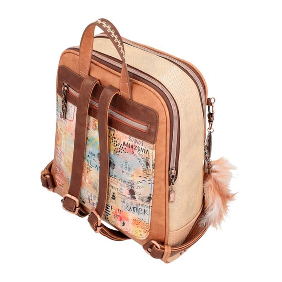Anekke Mochila Casual 2C MENIRE TRIBE 36625-158 Castanha