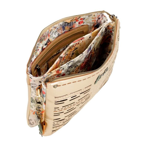 Anekke Bolsa de Tiracolo 2C Nature Edition AMAZONIA PACHAMAMA Dourada