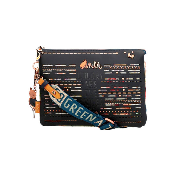 Anekke Mala de Tiracolo 2C Nature Edition AMAZONIA PACHAMAMA Azul