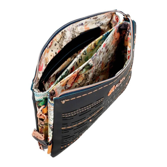 Anekke Mala de Tiracolo 2C Nature Edition AMAZONIA PACHAMAMA Azul