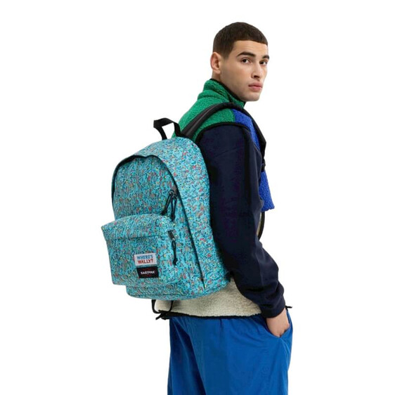 Mochila Eastpak para Portátil 14” OUT OF OFFICE Wally Pattern Blue