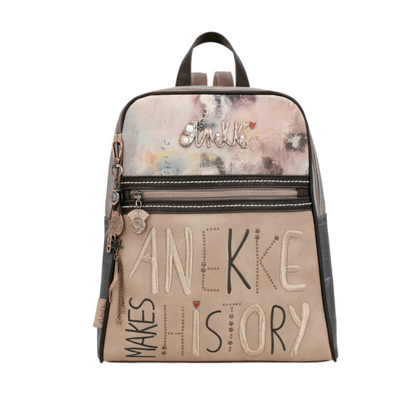 ANEKKE Mochila Casual 2C Hollywood Stars Bege